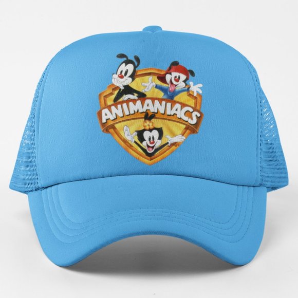 Accessories | New Animaniacs Foam Trucker Mesh Snapback Hat Light Blue ...